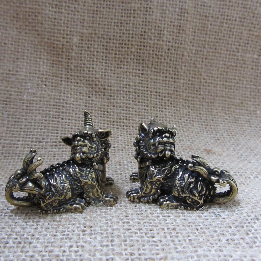 Tom310 Feng Shui Imperial Guardian Chi Lin/kei Loon/qi Lin for Anti Bad ...