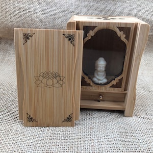Mini Buddhist Altar Wood Buddha Altar Shelf Wooden Buddhist Altar ...