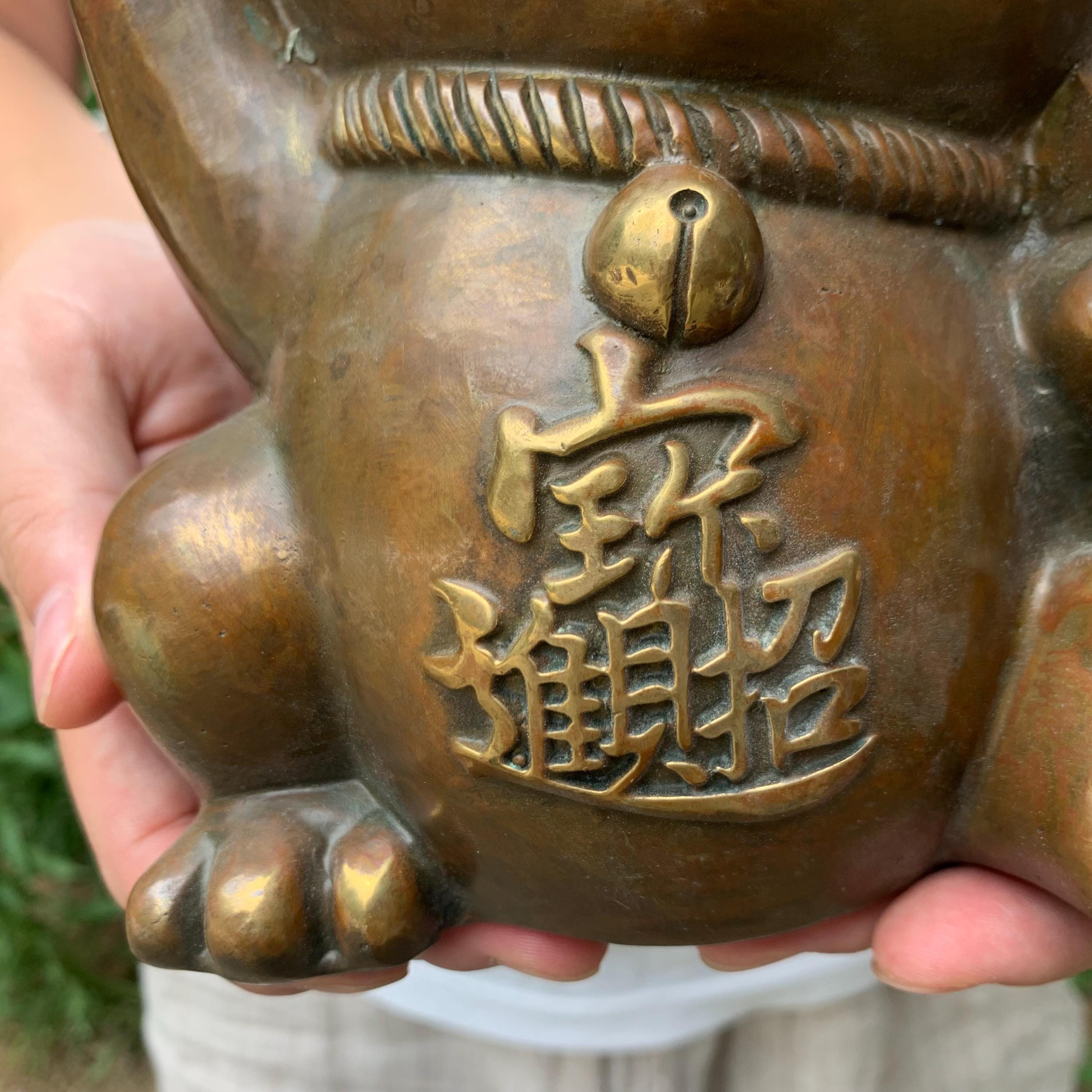 3KG Vintage Super Lucky Cat, Strong Copper Lucky Cat, Cat Decorative ...