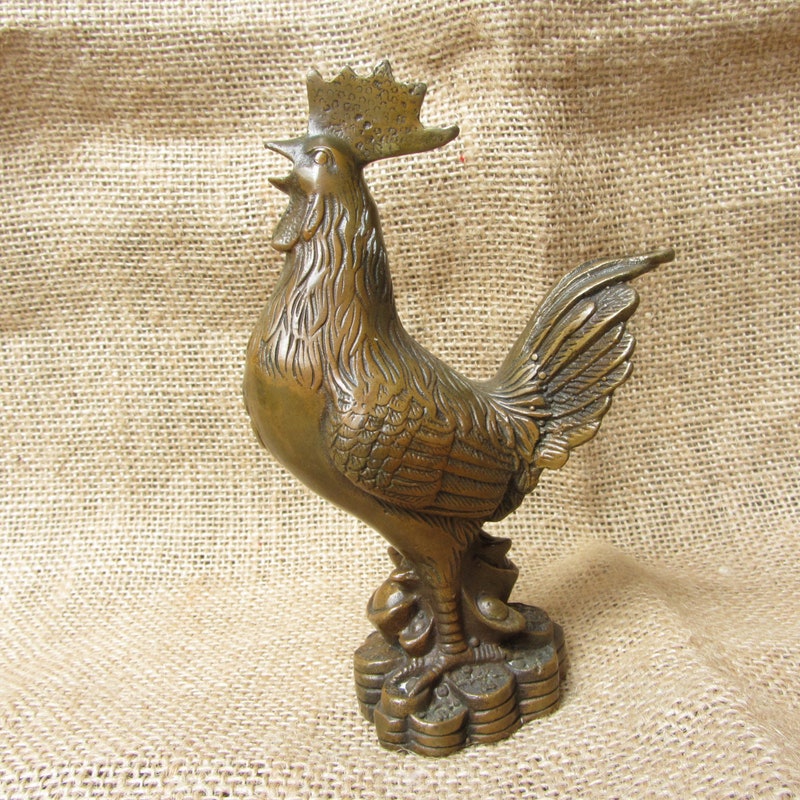 Rooster Statue - Etsy