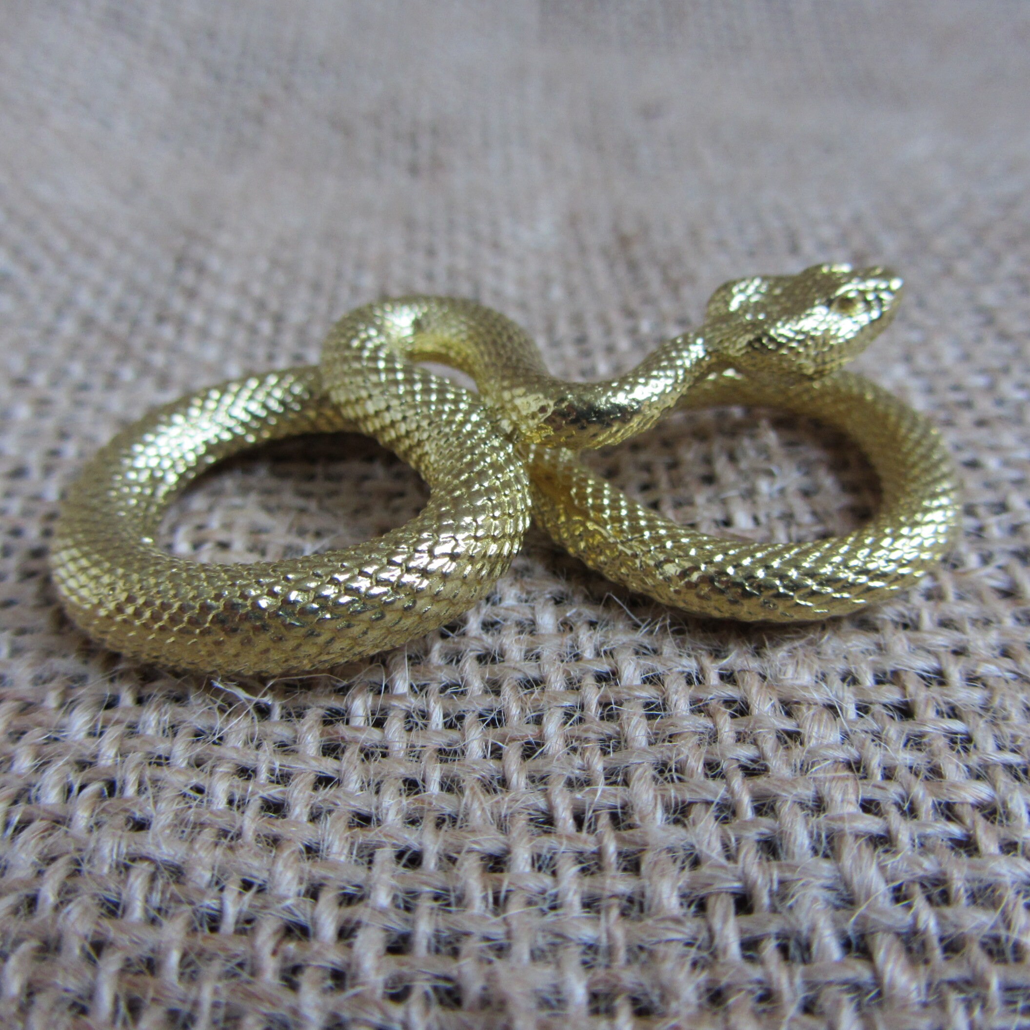 Get 2 Brass Copper Plating Gold Color Snake Figurine Buckle - Etsy