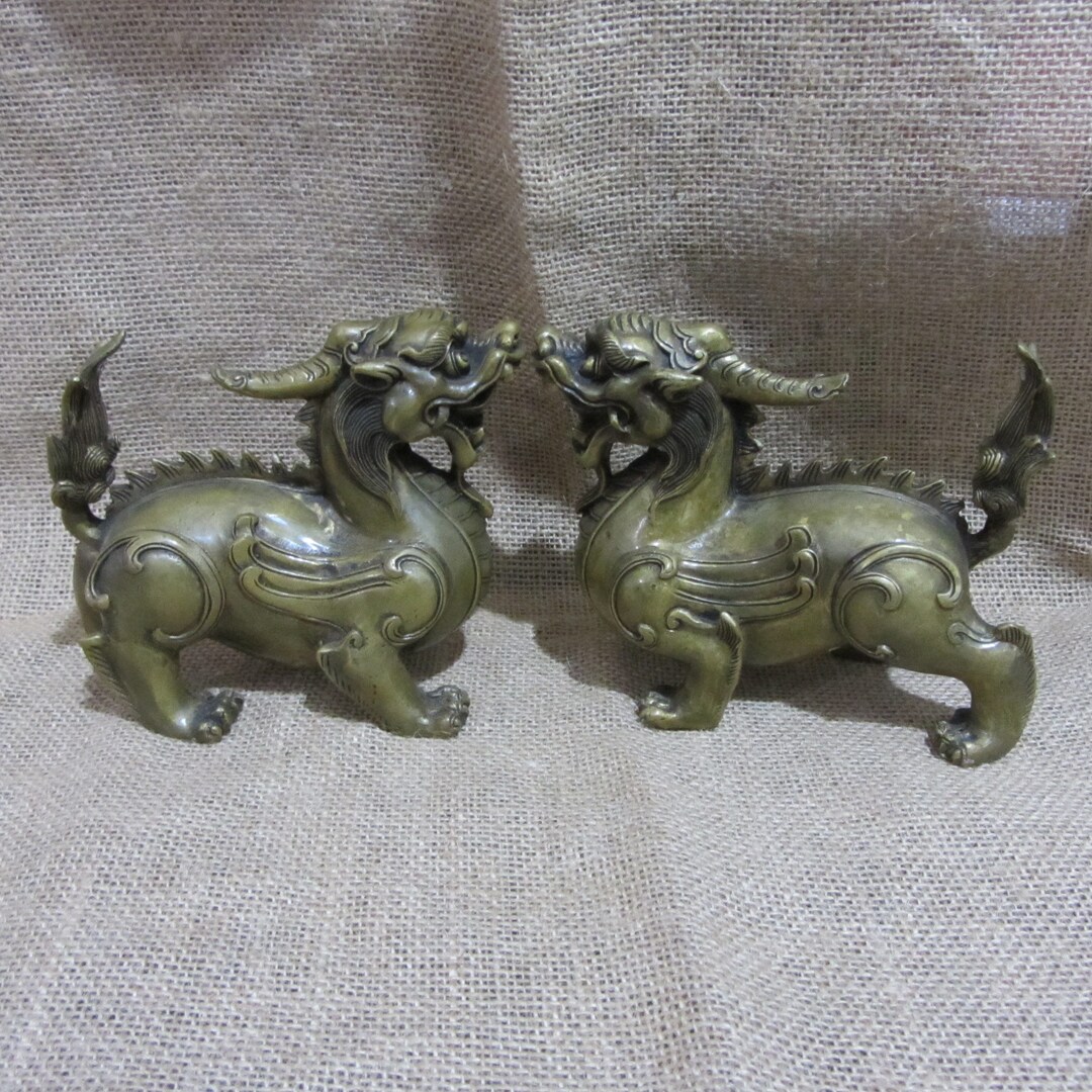 Tom3231 Feng Shui Imperial Guardian Chi Lin/kei Loon/qi Lin for Anti ...