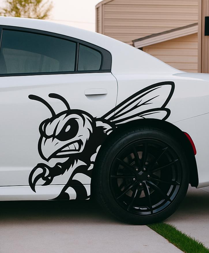 Oversized Bumble Bee Side Graphic / Sticker for CHARGER | Car Decal ...