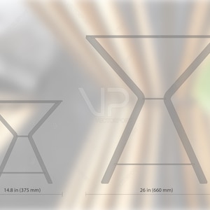 Elegant Modern Wooden Coffee Table in Two Different Sizes Laser Cut ...