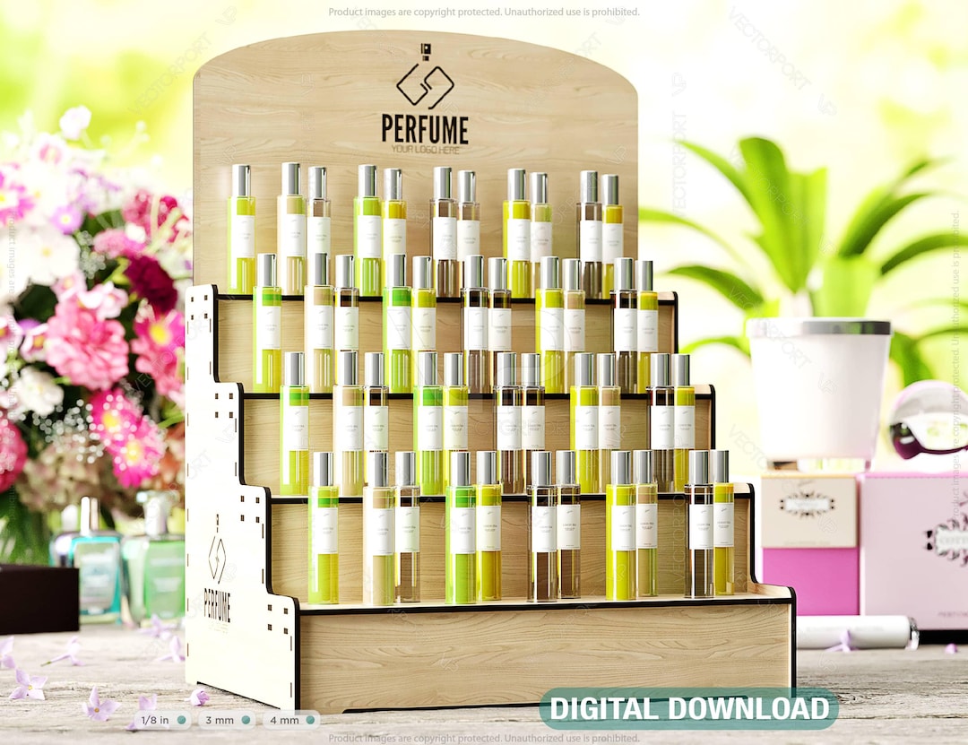 Perfume Sample Organizer, Essential Oil Storage Rack, Display Stand ...