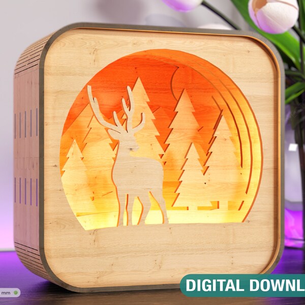 Forest Scene Lampshade - Etsy