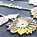 Sunflower Laser Cut Out Stick With Tag for Laser Cutting Art Valentine ...