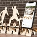 Phone Stand Football Player, Soccer Ball Cut Mobile Stand Cell Phone ...