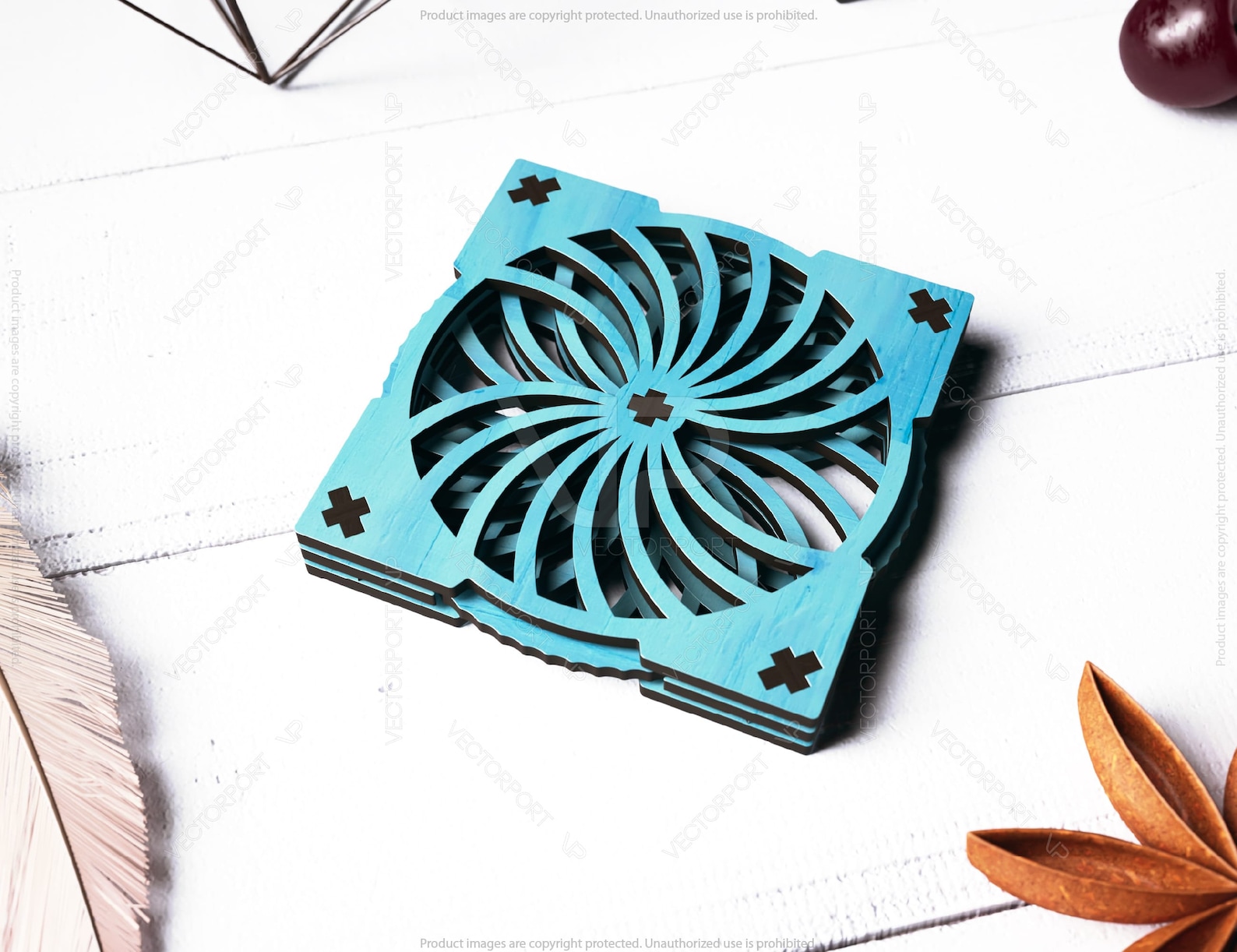 Engage Your Senses: Kinetic Sculpture Coaster 3D Mechanical Laser Cut ...