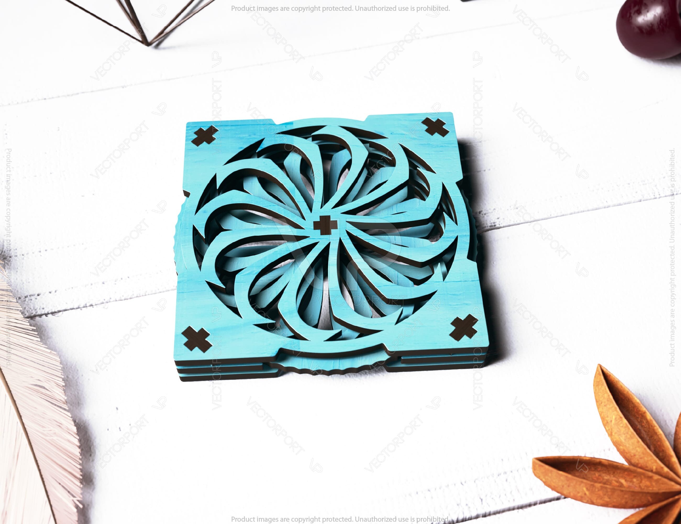 Engage Your Senses: Kinetic Sculpture Coaster 3D Mechanical Laser Cut ...