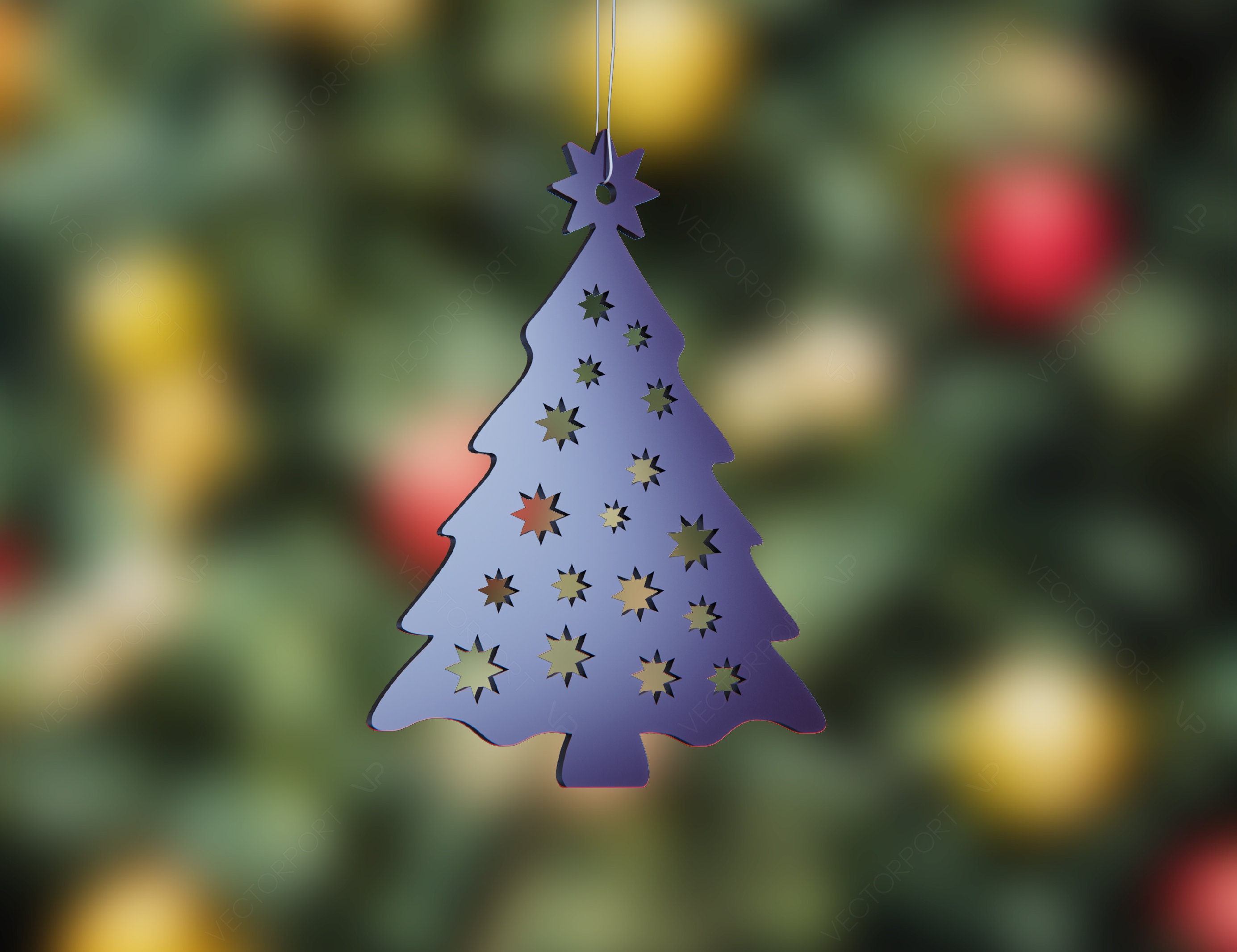 Christmas Tree Wood Ornament Laser Cut Xmas Decorations Home - Etsy