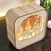 Wooden Night Lamp Deer Forest Scene Multilayer Shadowbox Laser Cut ...