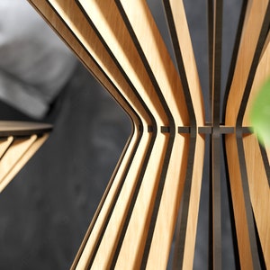 Elegant Modern Wooden Coffee Table in Two Different Sizes Laser Cut ...