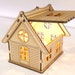 Wooden House Laser Cut Night Light Lamp Mdf Laser Cutting Home - Etsy UK