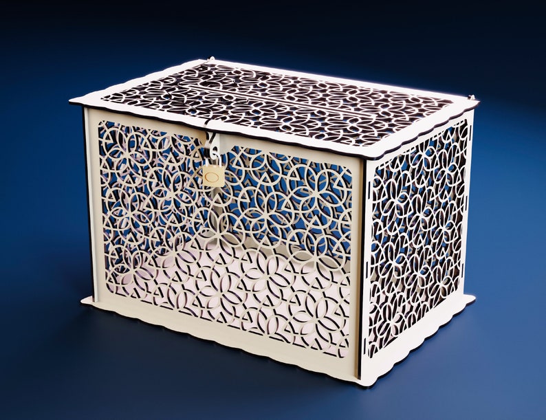 Decorative Wedding Gift Card Box Decoration Wooden Card Money - Etsy