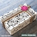 Valentine Day Gift Box With Ribbon Decorative Wooden Laser Cut Jeweler ...