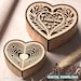 Rose Box Laser Cut Gift Box Envelope Home Décor Decorative Wedding Card ...