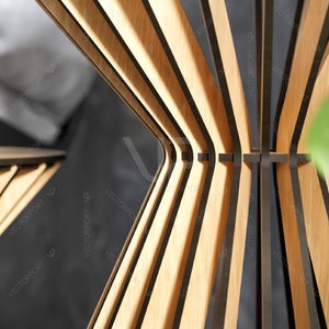 Elegant Modern Wooden Coffee Table in Two Different Sizes Laser Cut ...