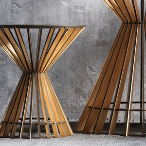 Elegant Modern Wooden Coffee Table in Two Different Sizes Laser Cut ...