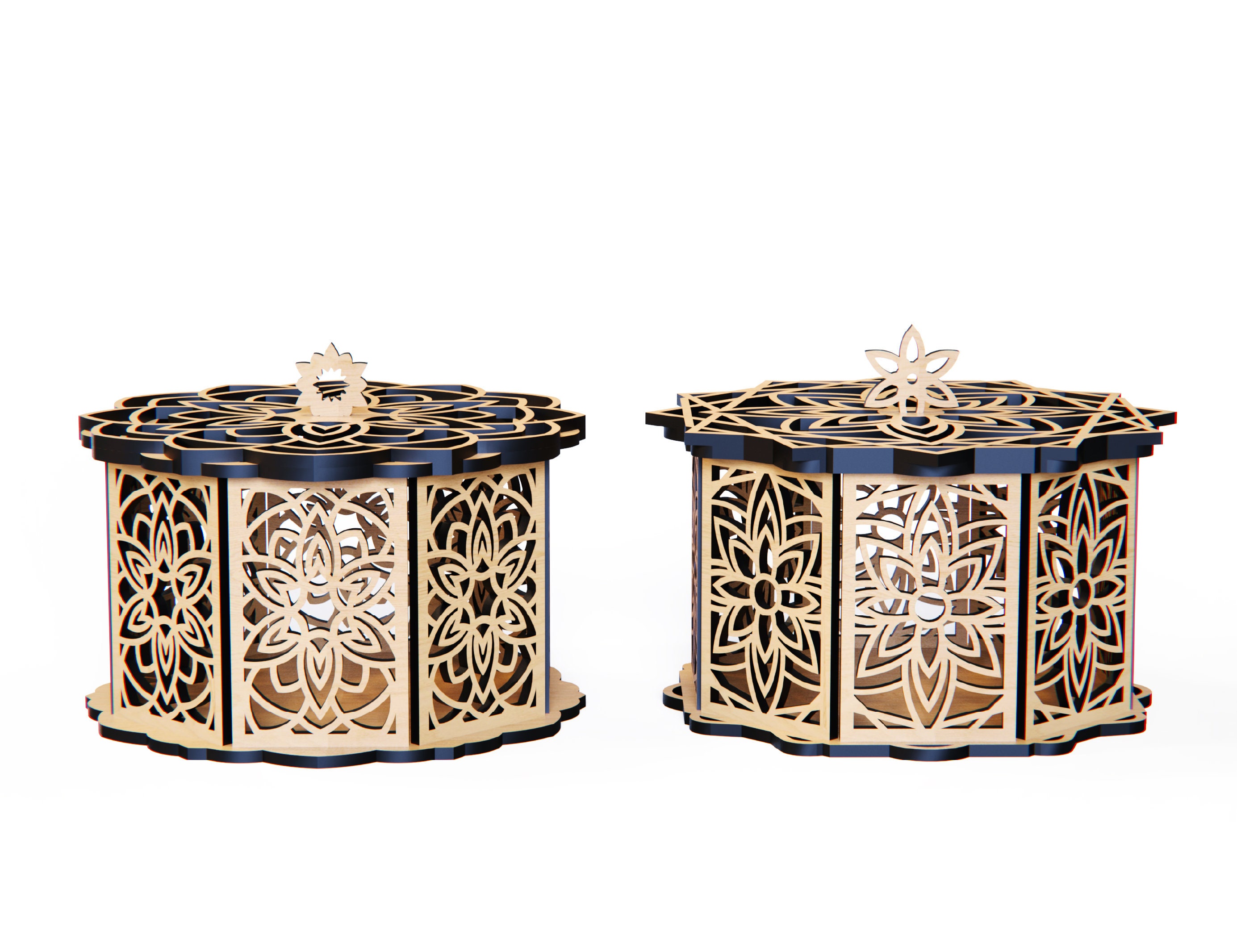 Decorative Wooden Gift Box Laser Cut Jeweler Case Wedding Love - Etsy UK