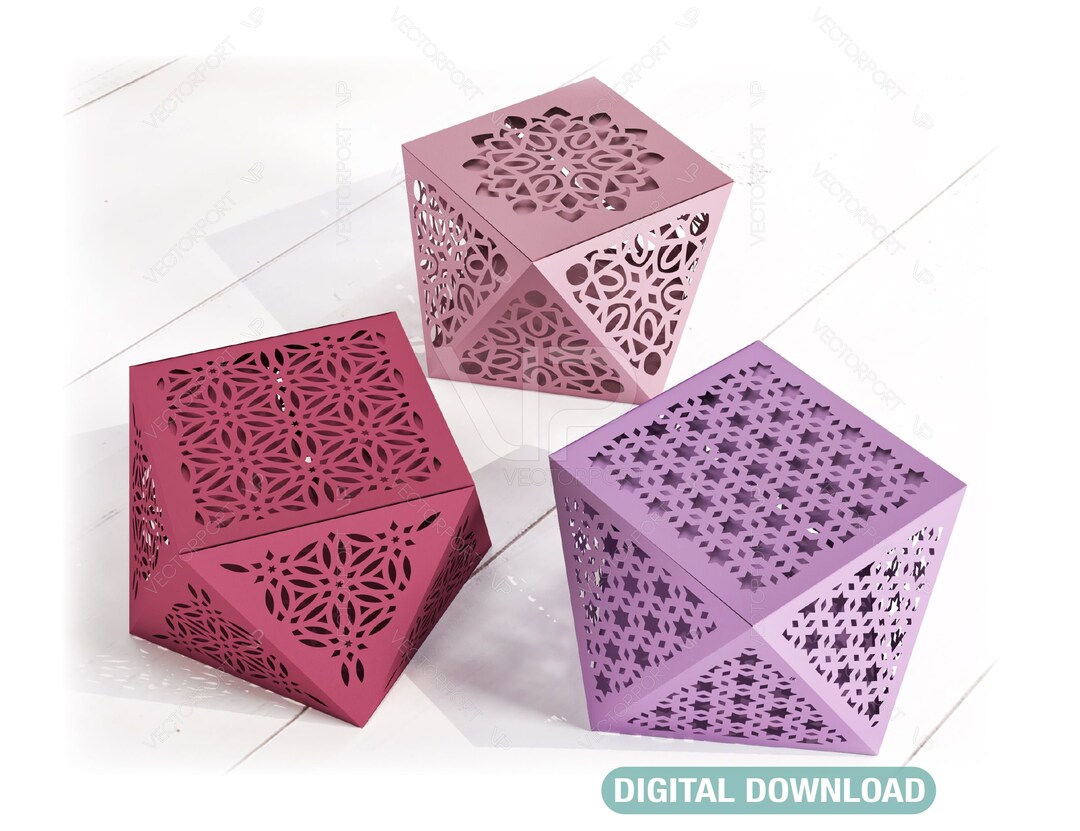 Papercut Craft Paper Boxes Packing for Gift Wedding Favors Box Lace ...