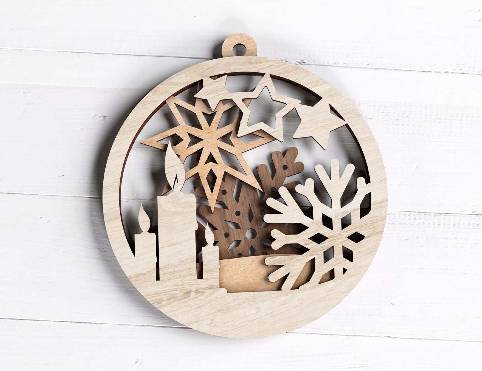 Christmas Balls Tree Decorations Craft Hanging Bauble Paper - Etsy