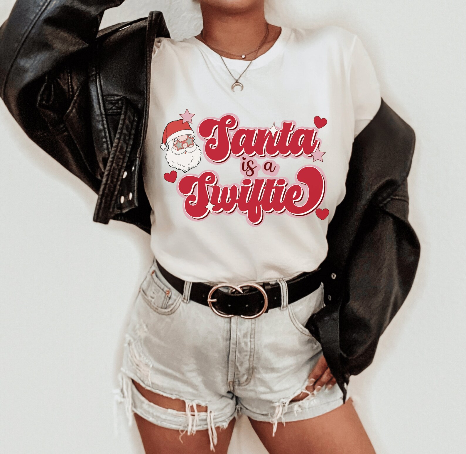 Santa is a Swiftie Shirt Retro Taylor Christmas Tee Swifty - Etsy