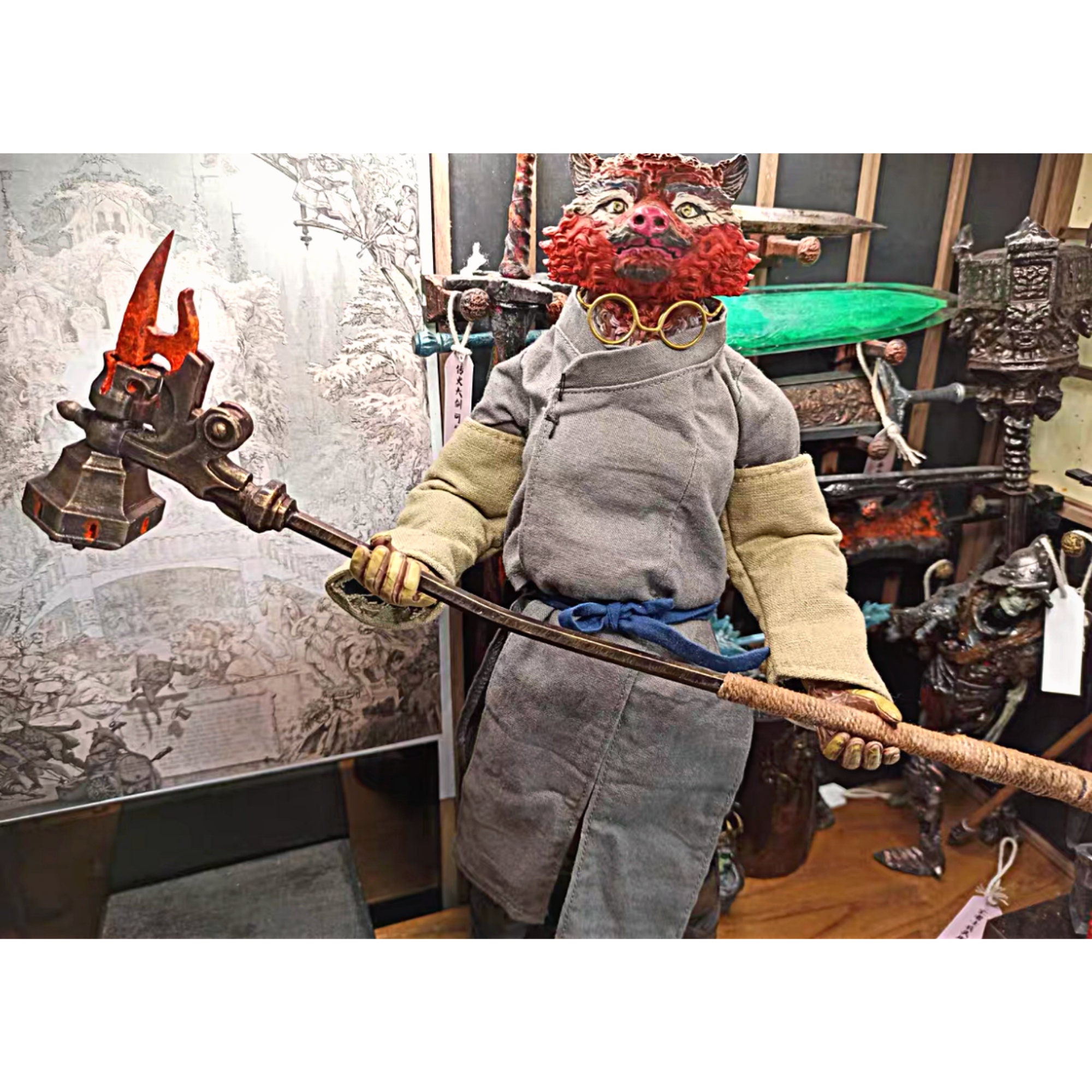 Handmade Miniature Bloodborne Boom Hammer Miniature - Etsy