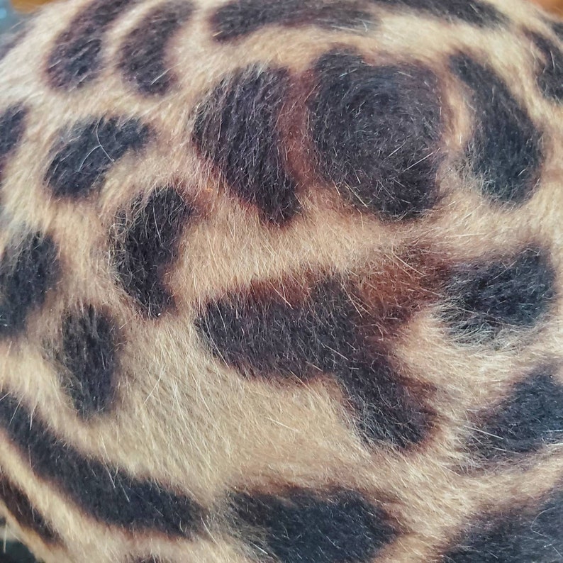 Gorgeous Vintage Leopardskin Dyed Rabbit Fur Nordstrom Hat Germany - Etsy