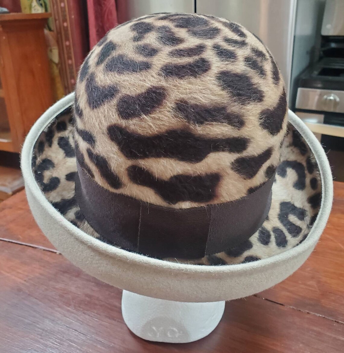 Gorgeous Vintage Leopardskin Dyed Rabbit Fur Nordstrom Hat Germany - Etsy