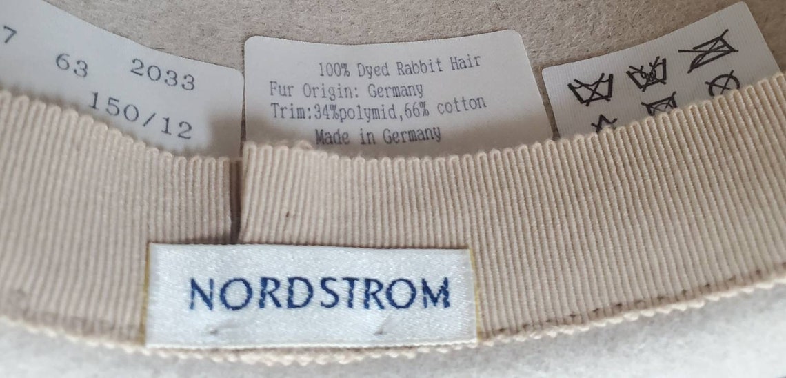 Gorgeous Vintage Leopardskin Dyed Rabbit Fur Nordstrom Hat Germany - Etsy