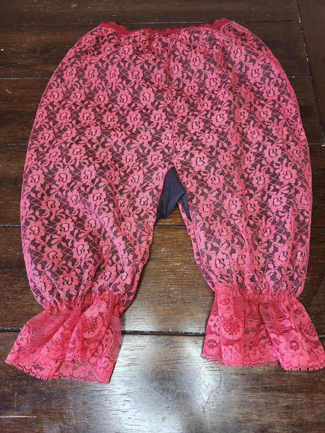 Vintage Mid-century Rose Pink Lace Pantaloons Bloomers - Etsy