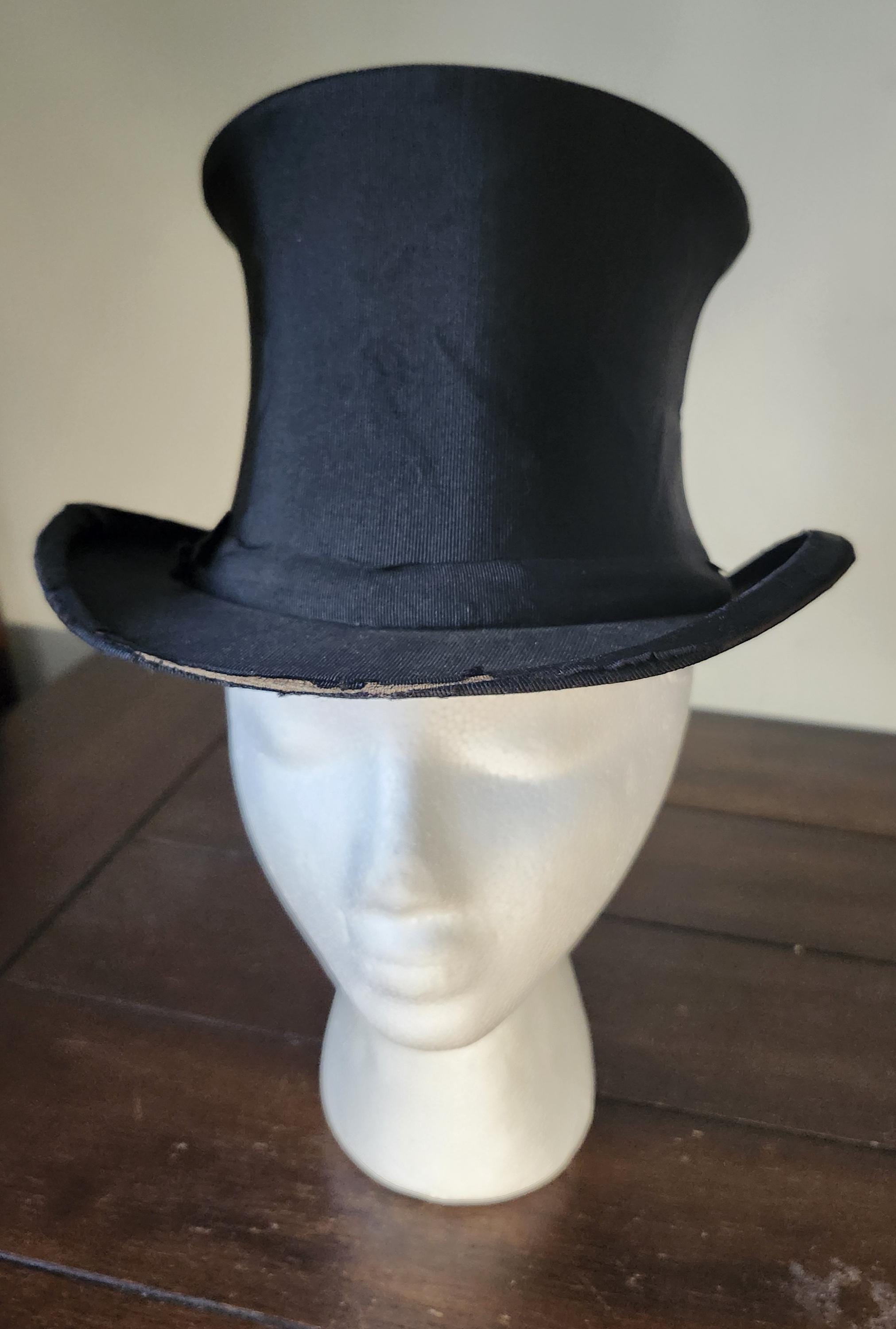 Antique Circa 1900 Edwardian Victorian Collapsible Opera Hat Top Hat - Etsy