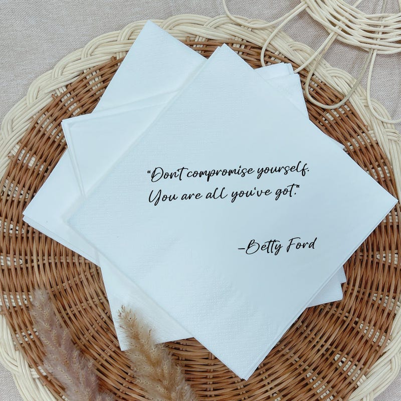 Custom Word Napkin - Etsy