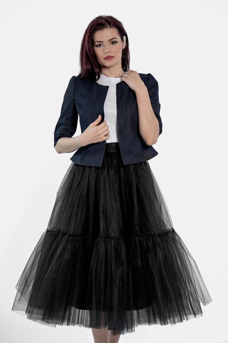 Black Tulle Skirt: Sheer Gothic Steampunk Tutu, Plus Size - Etsy