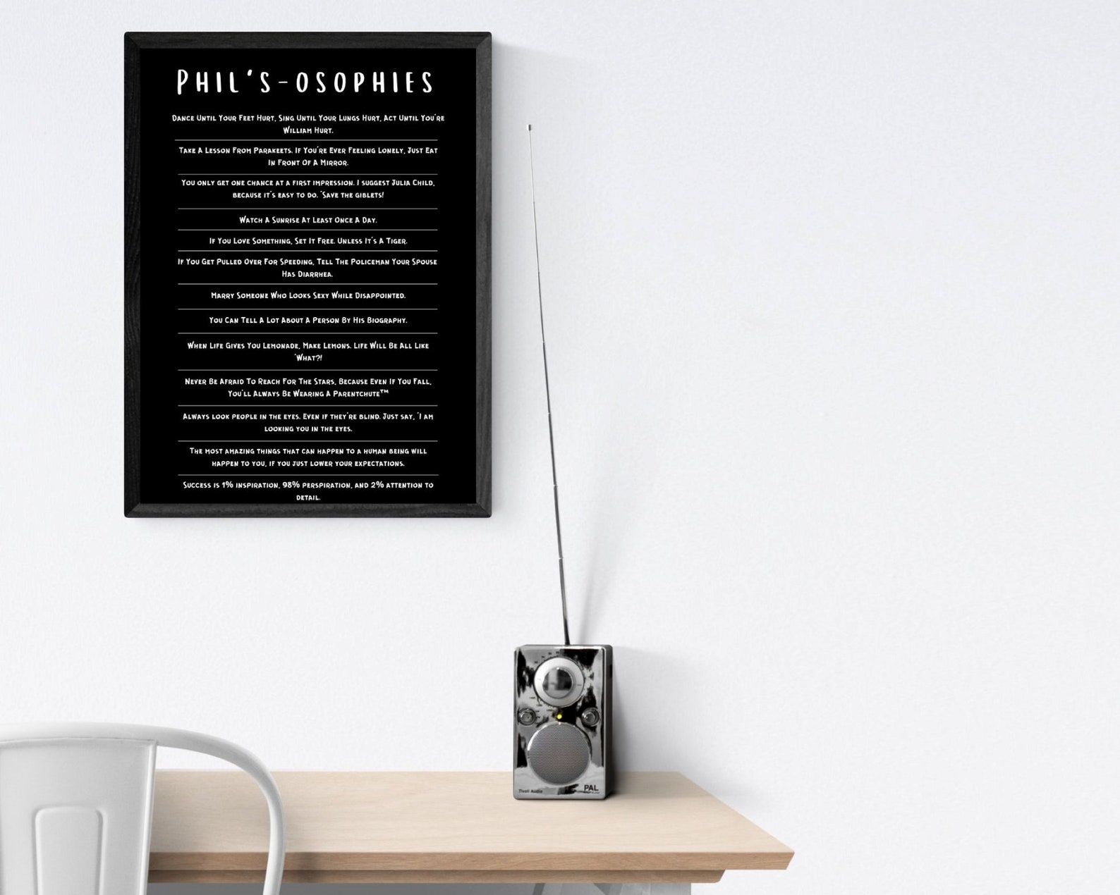 PHIL'S-OSOPHY Printable, Modern Family Phil Dunphy Quotes Print, Phil ...