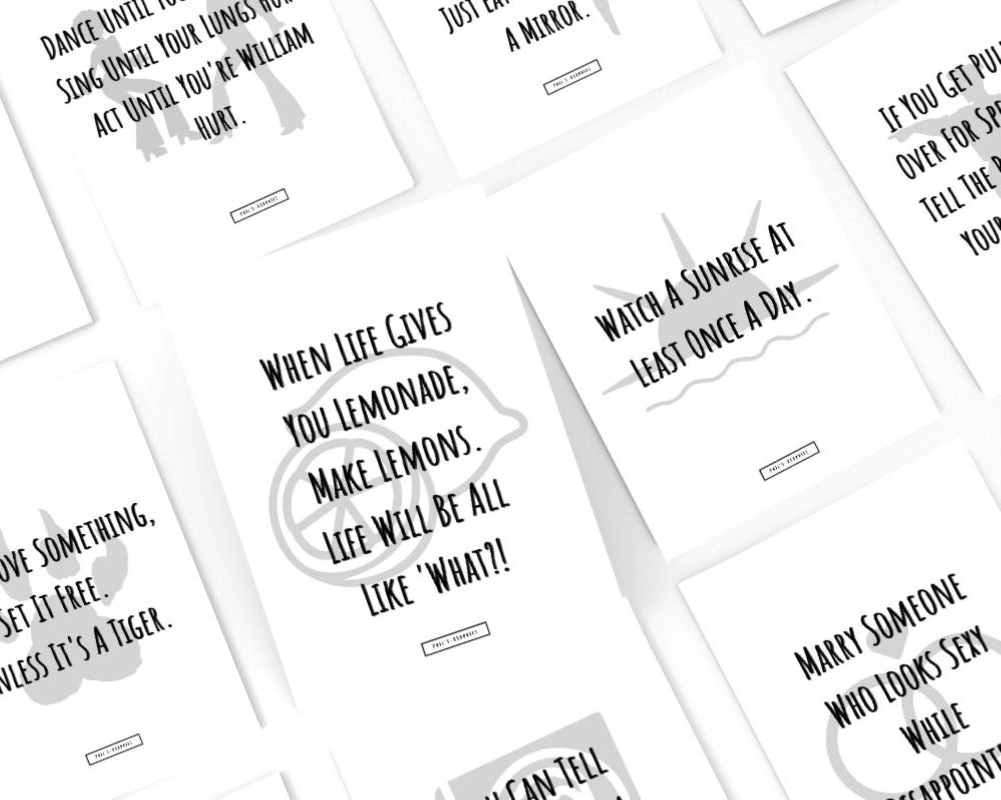 PHIL'S-OSOPHY 12 Printable Cards, Modern Family Phil Dunphy Quotes ...