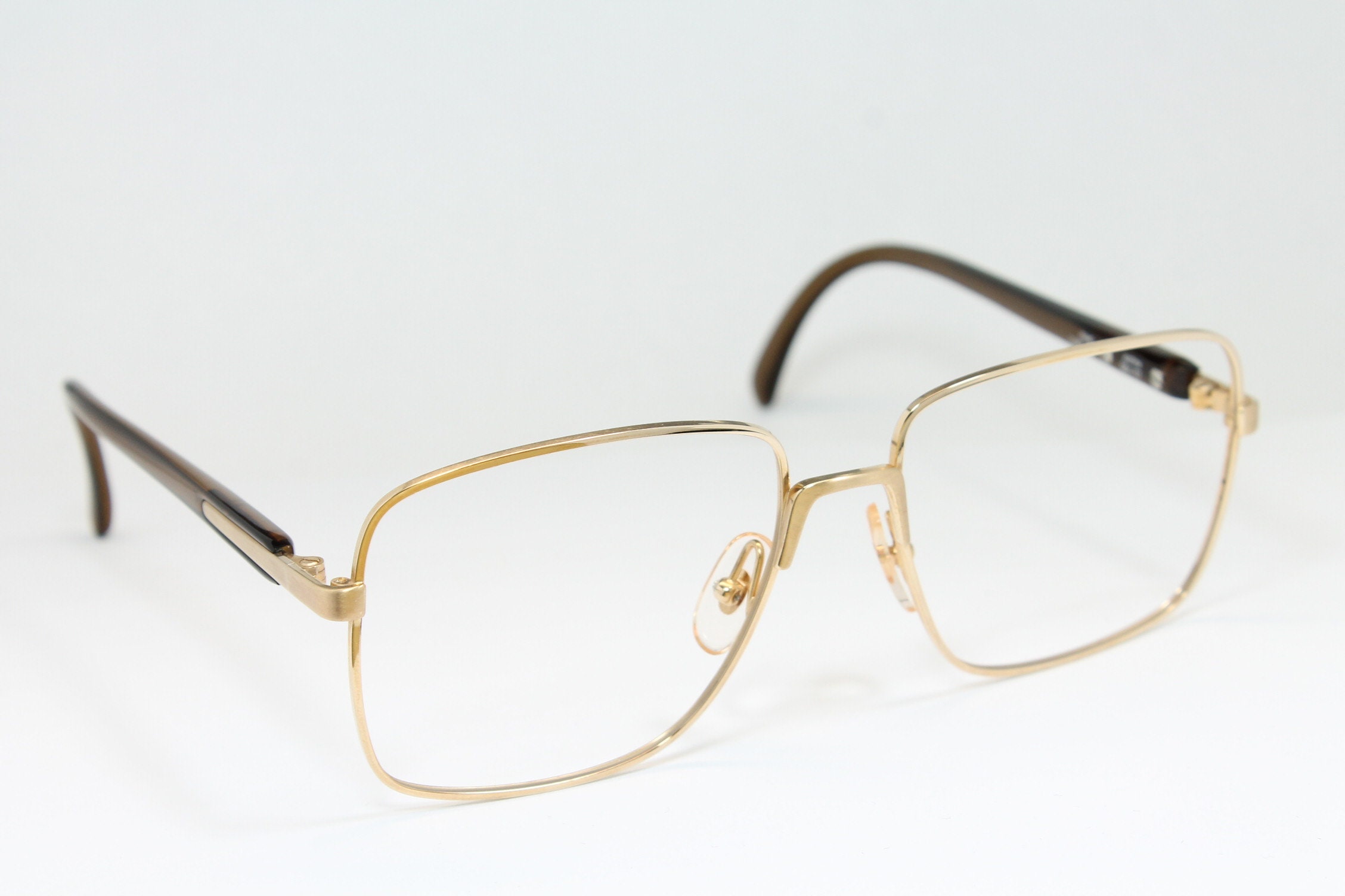 80s Square 18K Gold Plated VIENNALINE 1149-41 Rare True Vintage ...