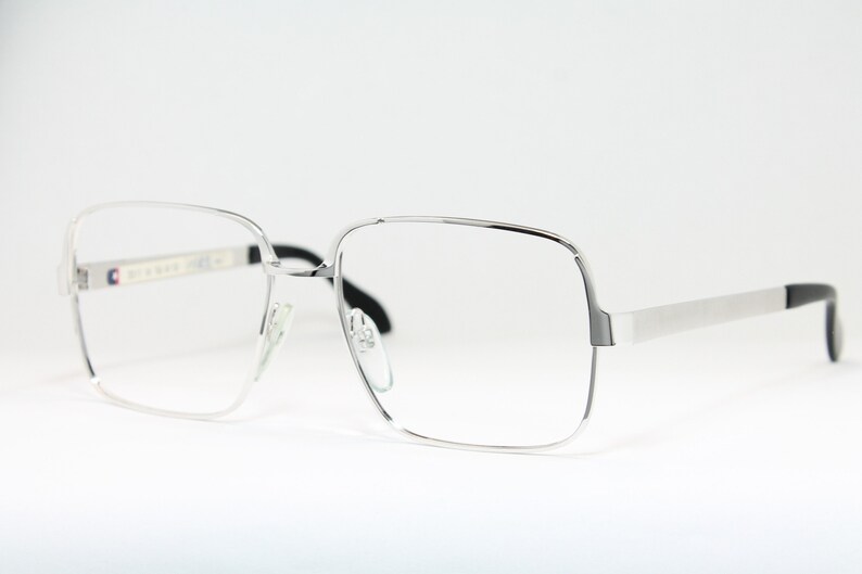 80s German Square Shiny White Gold Plated NIGURA 3511 W Rare True ...