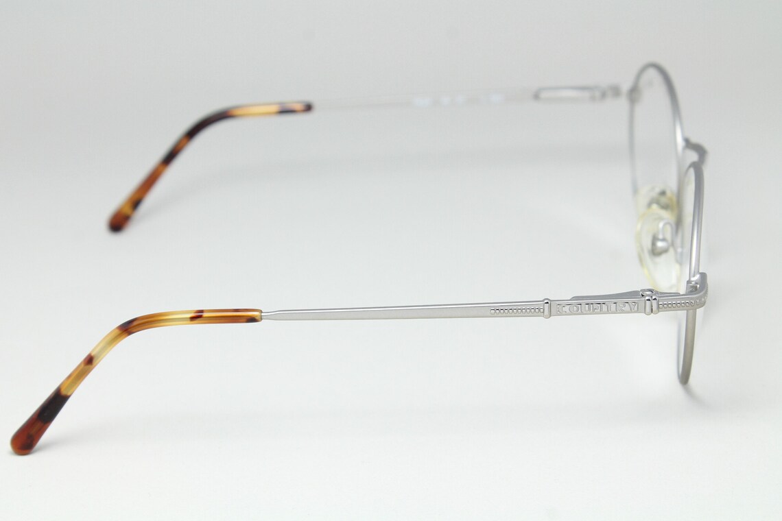 Classic Panto Round COUNTRY V629 SW Silver Rare True Vintage Eyeglasses ...