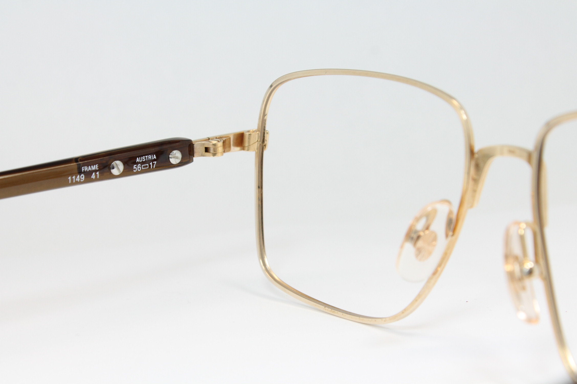 80s Square 18K Gold Plated VIENNALINE 1149-41 Rare True Vintage ...