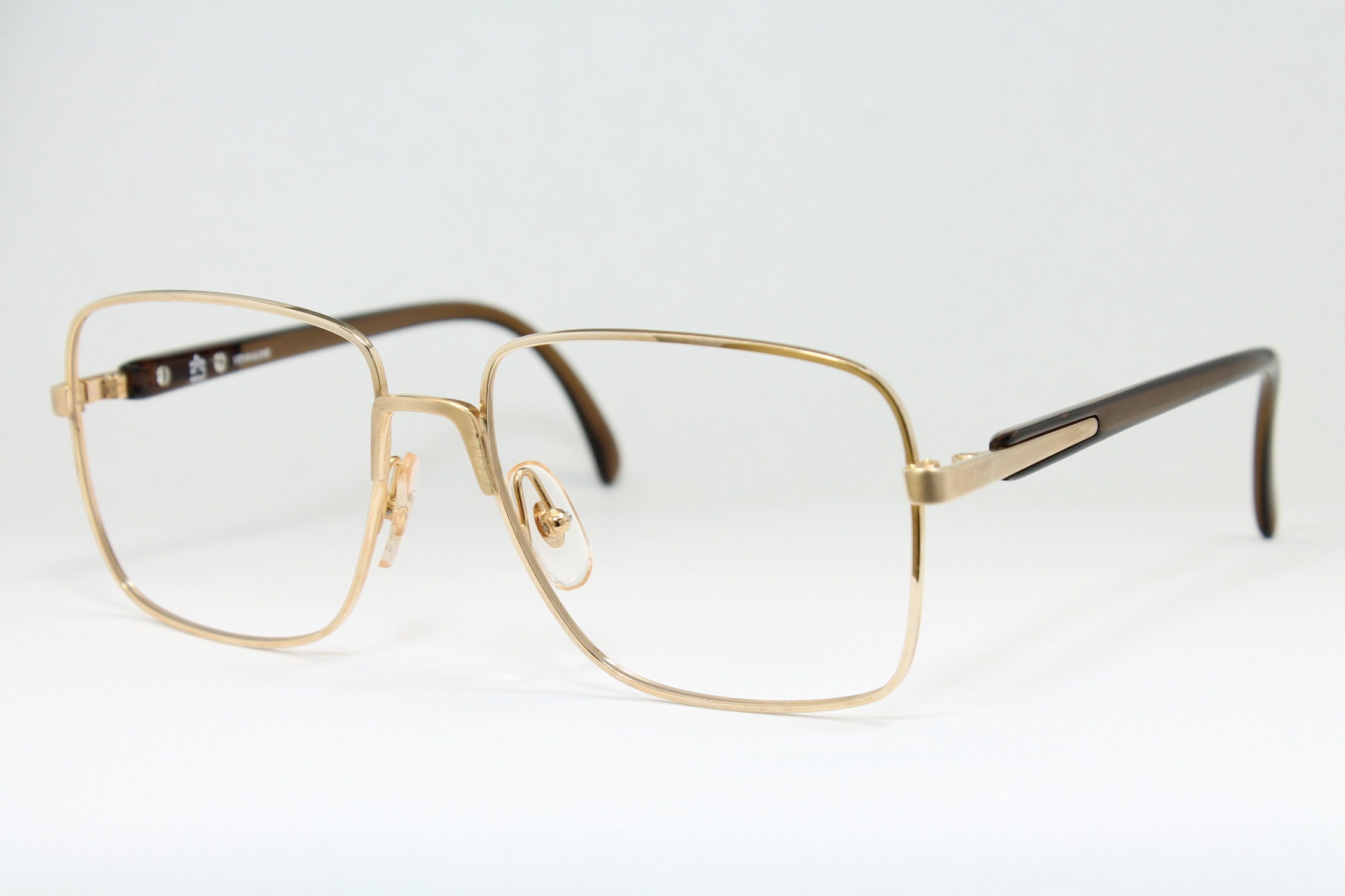 80s Square 18K Gold Plated VIENNALINE 1149-41 Rare True Vintage ...