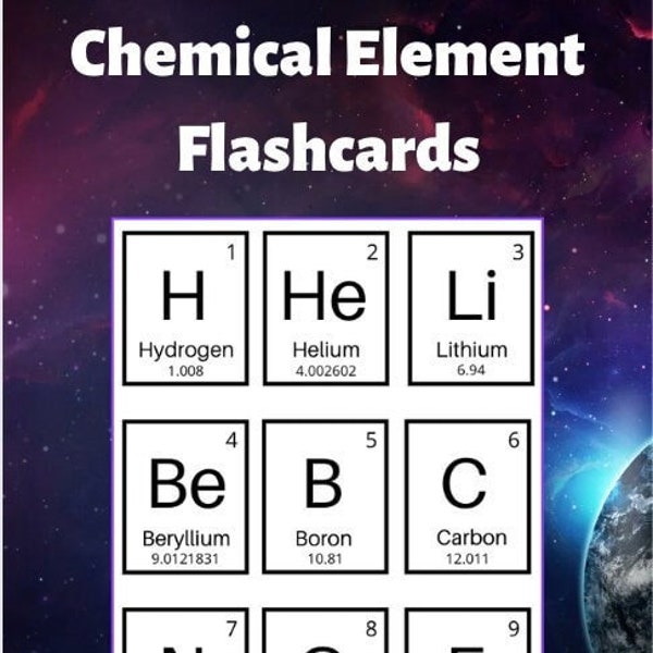 Periodic Table of Elements Toys - Etsy