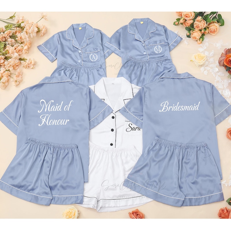 Bridesmaid Robes Womens - Etsy UK