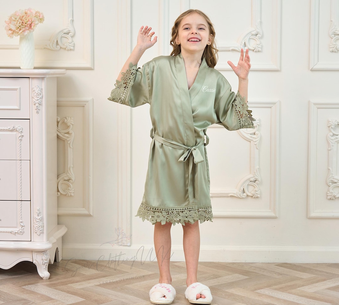 Bridesmaid Lace Robes, Personalized Bridesmaid Robes, Bridal Party ...