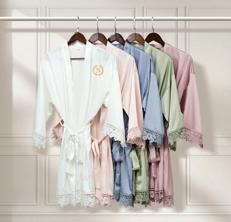 Flower Girl Robes, Custom Bridesmaid Gift, Matching Bridesmaid Pjs ...