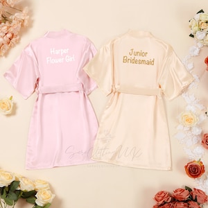 Personalised Bridesmaid Robes, Flower Girl Robes, Bridal Shower Party ...
