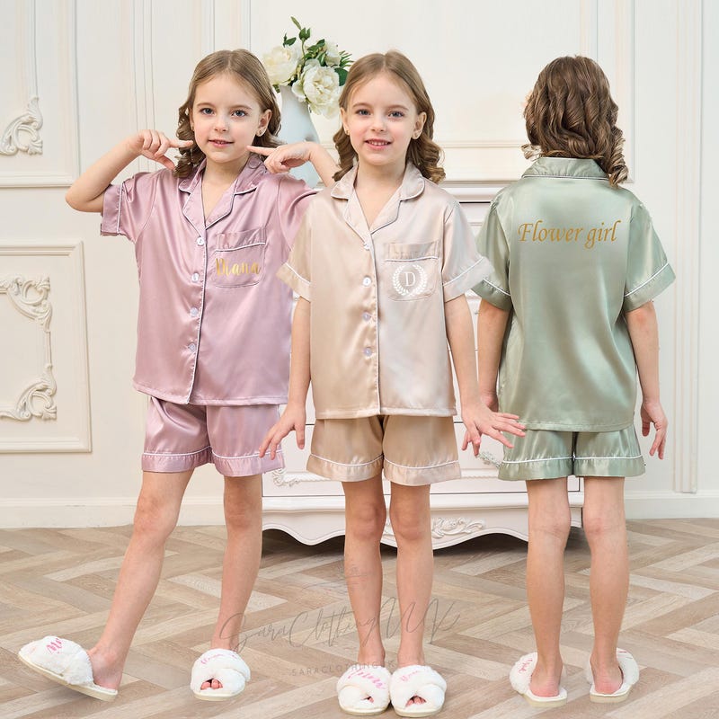 Satin Little Girls Robes - Etsy