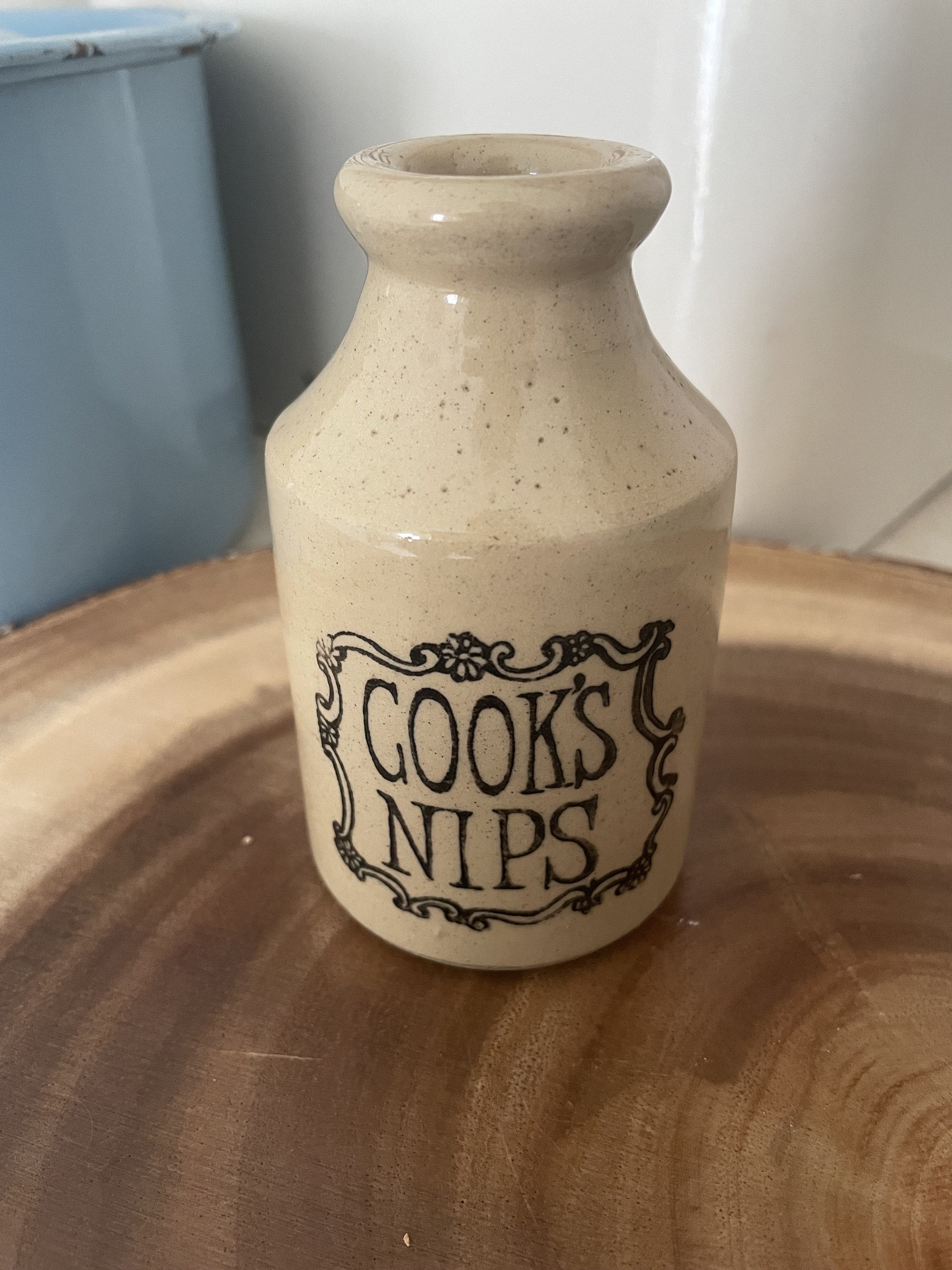 Cooks Nips Beige Vintage Stoneware Ink Pot - Etsy
