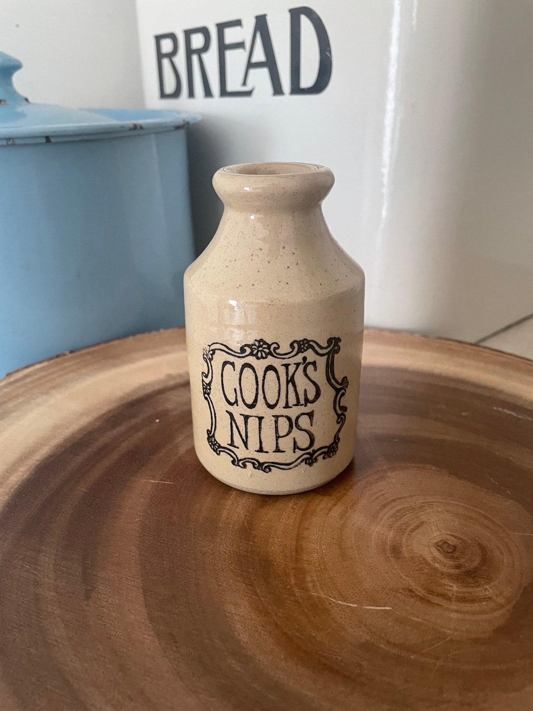 Cooks Nips Beige Vintage Stoneware Ink Pot - Etsy